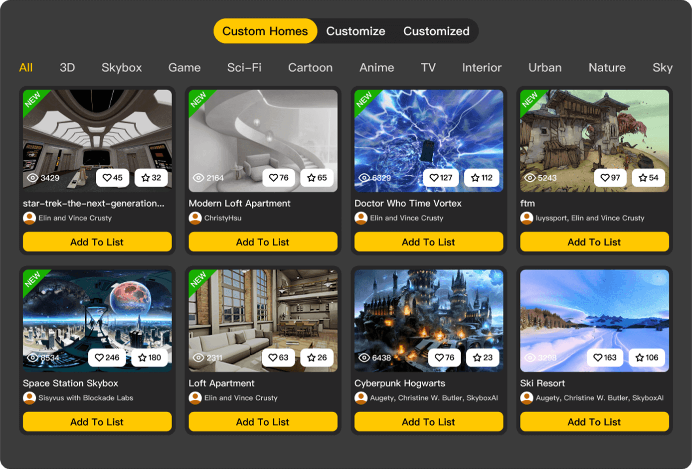 Custom Home Environments & Thrills for Oculus Quest 2, Meta