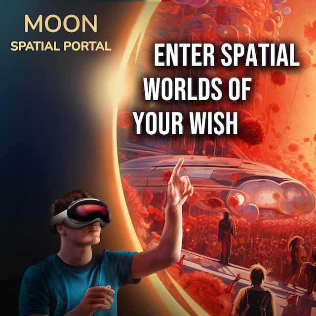 Moon Portal | Immersive Environments | Apple Vision Pro